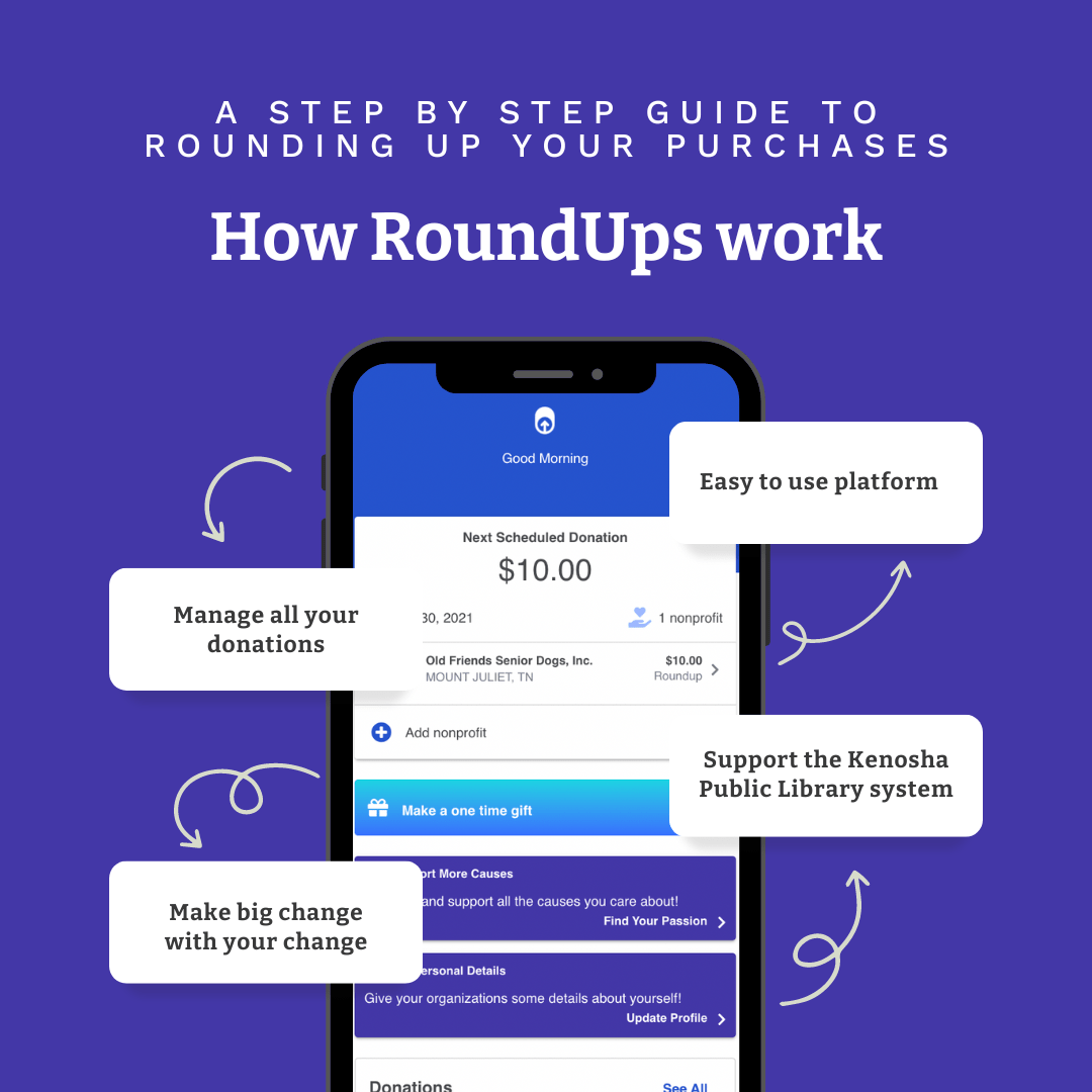 Kenosha Public Library Partners with Round-Up Donations: A Community ...